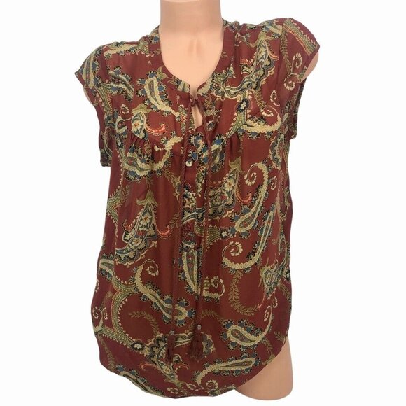 Daniel Rainn | Tops | Dr2 Daniel Rainn Top Blouse Womens L Multicolor ...